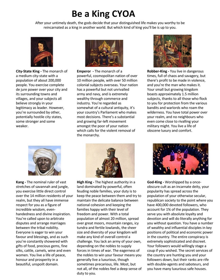 cyoa: cyoa: Create Your Own Adventures!