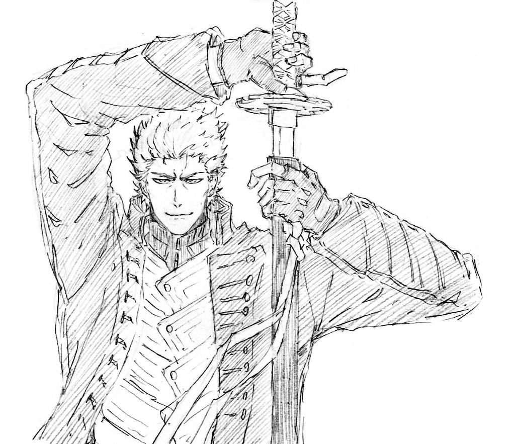 Vergil drawn by Kubo Tite